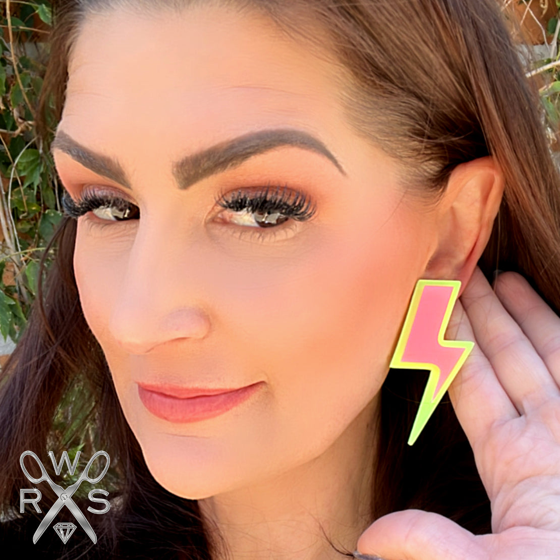 High Voltage Neon Statement Studs – Running With Scissors Jewelry
